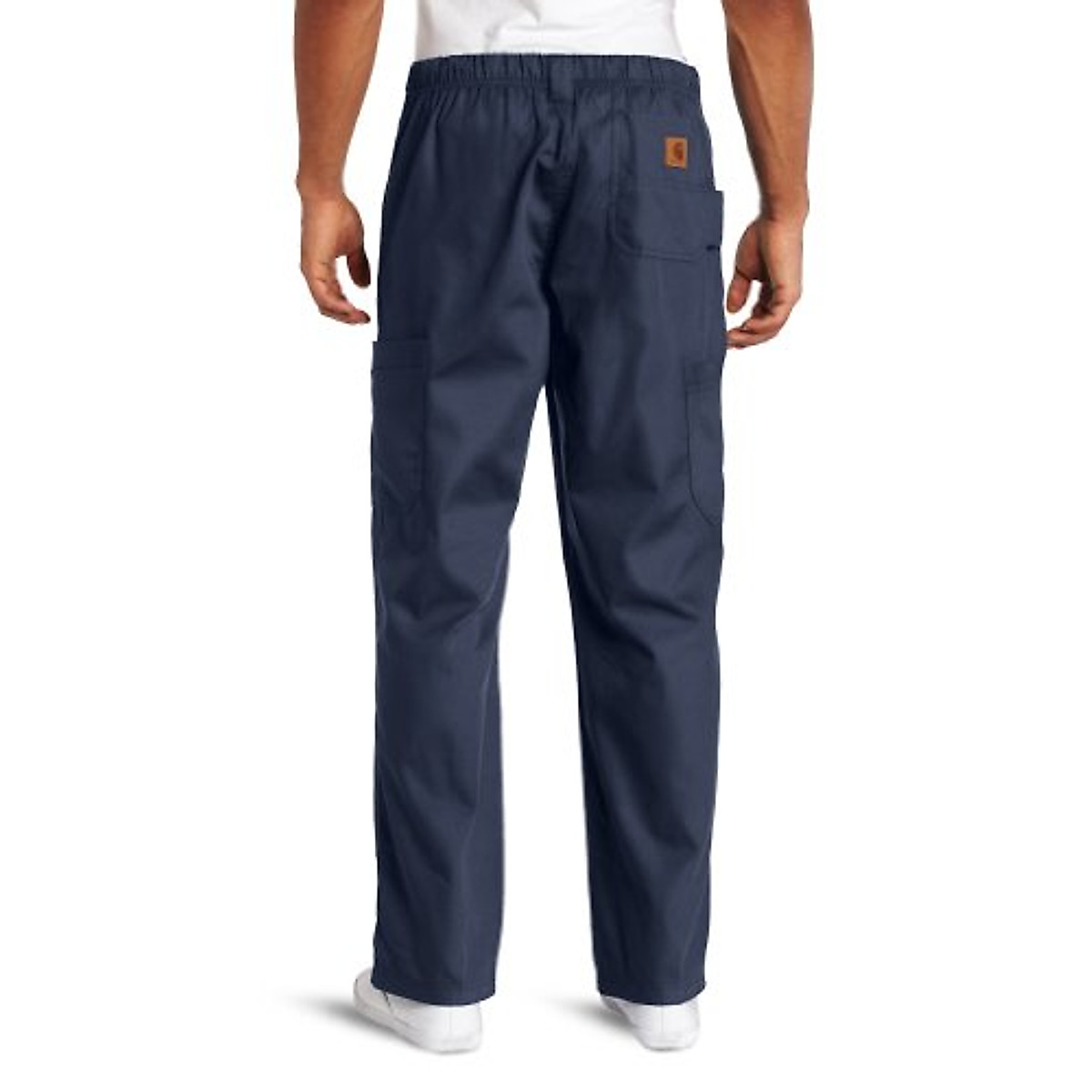 Carhartt Men's Tall Ripstop Multi-Cargo Scrub Pant, Navy, Large/Tall