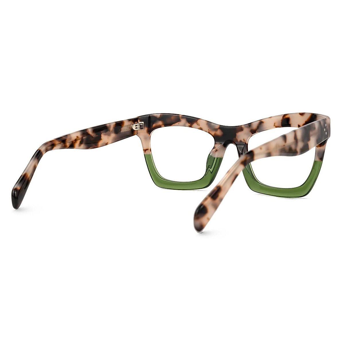 VOOGLAM Rectangle Eyeglasses for Women with Non-prescription Clear Lens Sienna GJGA035804-07