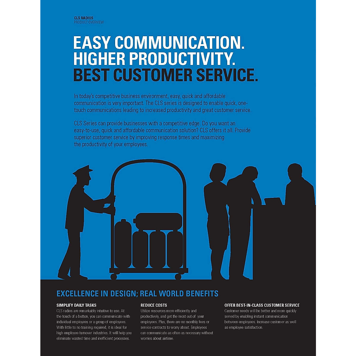 6 CLS1410 - UHF 1 Watt 4 Channel Radios & 1 56531 6 Radio Charger by Motorola Solutions - Intended for Business Use Black