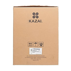 Kazai.®️ Bamboo Bathroom Trash Can | Soft Close and Slip-Resistant | 3L / 0.8 Gall. | Stainless Steel | White
