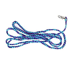 Hamster Leash Small Pet Harness No Harm Nylon Braided Collar Flying Squirrel Other Small Pets for Squirrel Hamster(Blue+Purple)