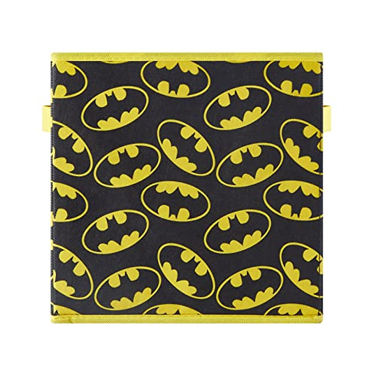 Idea Nuova Batman Collapsible Storage Cube, Black (Pack of 2)