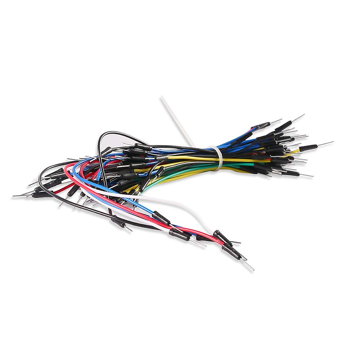 DORHEA 130pcs Solderless Flexible Breadboard Jumper Wires Cable Male to Male Compatible with Arduino Breadboard and Circuit Board (2 Pack)