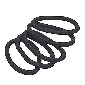 Revlon Extra Thick Black Hair Elastics, 15 Count