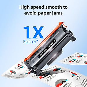 TN760 TN-760 Compatible with Brother TN760 TN730 Toner TN-730/TN-760 to Use with MFC-L2750DW HL-L2370DW MFC-L2710DW HL-L2350DW DCP-L2550DW HL-L2390DW Printer (2 Black, High Yield)