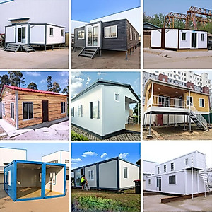 Extended Foldable Prefab Container Homes/40ft Folding Living Container/Expandable Cabin Foldable Container House to Live in
