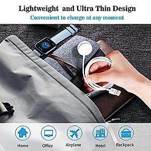 Delmog Watch Charger for Apple Watch Charger 3.3Ft-Fast Charger for Apple Watch Wireless Charging Cable Compatible with All Watch Series 8 7 6 SE 5 4 3 2 1