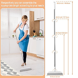 Astfys Carpet Rake Fur Remover Carpet Rake Carpet Silicone Broom Pet Hair Removal Rubber Broom Silicone Carpet Cleaner for Pet Hair Removal Suitable for Removing Hair and Pet Hair from Carpets