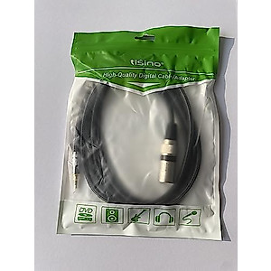 tisino 3.5mm to XLR Cable Unbalanced Mini Jack 1/8 inch to XLR Male Adapter Microphone Cord - 10ft/3m