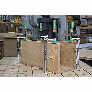 MICROJIG Matchfit DVC-850AP 2-In1, Track And In-Line Dovetail Clamp, Green