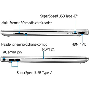 HP 15.6" Touchscreen Newest Flagship HD Laptop, Intel i3-1115G4 up to 4.1GHz (Beat i5-1035G4), 16GB RAM, 1TB NVMe SSD, Fast Charge, Numpad, Bluetooth, Wi-Fi, HDMI, Win 11 Home S,w/GM Accessories