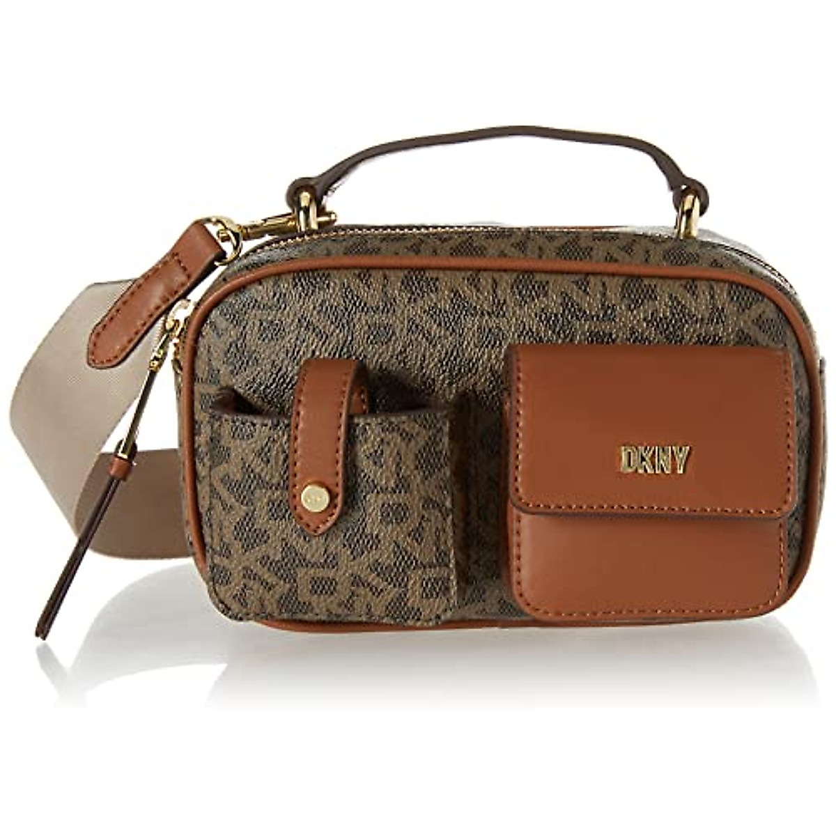 DKNY Zyon Sm Camera Bag, Mocha/Caramel