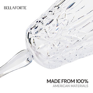 BELLAFORTE Shatterproof Tritan Wine Glass, Set of 4, 10oz - Myrtle Beach Plastic Wine Glasses - Unbreakable Wine Goblets for Indoor and Outdoor Use - BPA Free - Dishwasher Safe - Clear