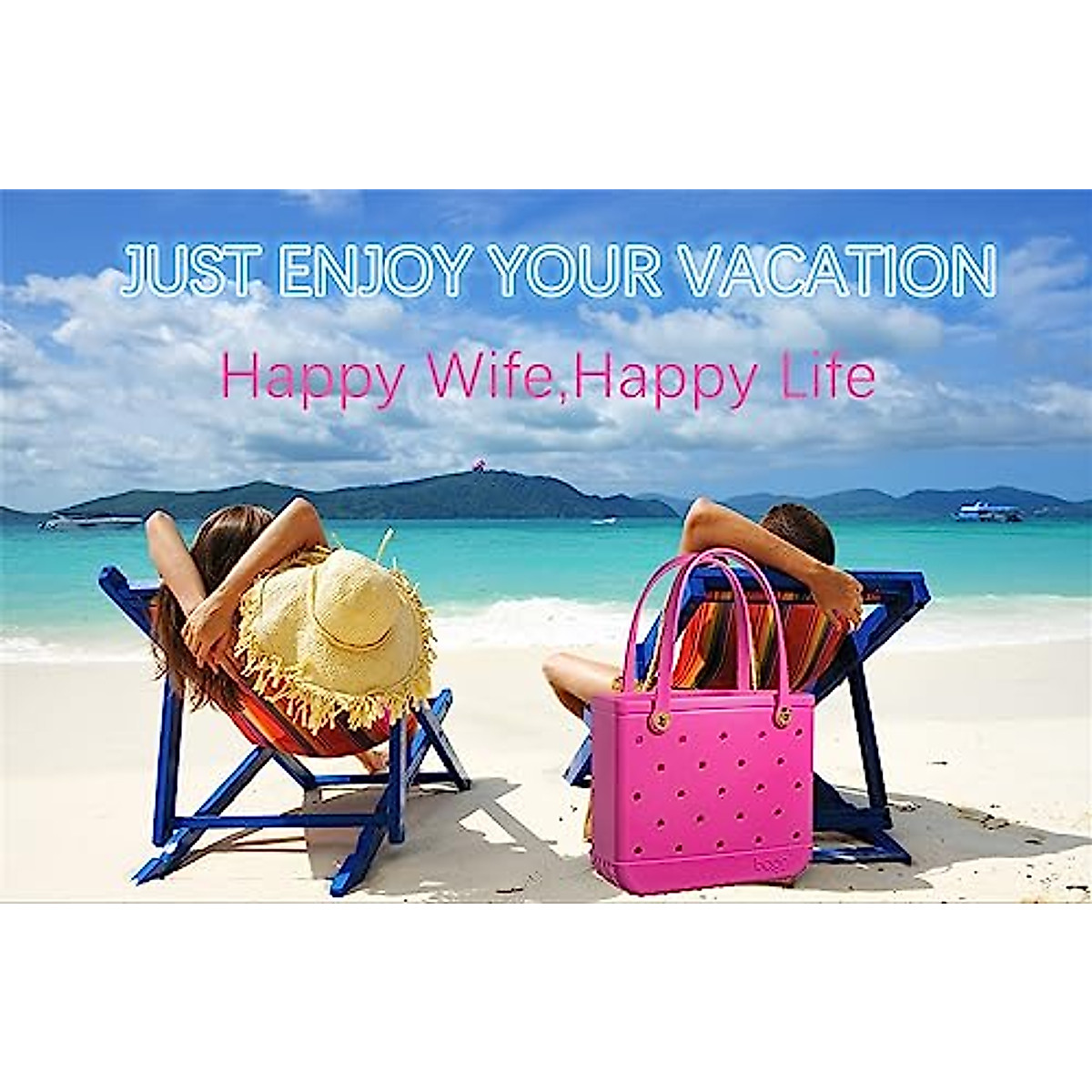 ThuroLeo 4 Packs Hooks Accessories for Bogg Bags,Hat Cap Hang Charms Phone Waterproof Case Key Sunglass Lipstick Wallet Hanger Set,Women Beach Bags Vacation Travel Necessities Women Gift (White)