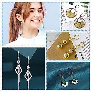 210Pcs French Earring Hooks Hypoallergenic Lever Back Earrings Hooks French Ear Wire Metal Brass Leverback Earring French Hook Earwires Earring Supplies for DIY Jewelry Making Findings(7 Colors)