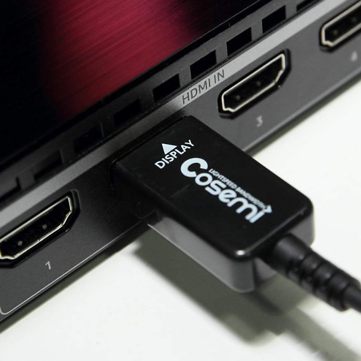COSEMI Active Optical 4K HDMI 2.0 Cable AOC | Ultra Thin | 4K@60Hz Full Bandwidth of 18Gbps | 5m, 16.4ft
