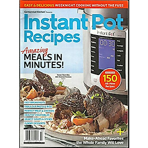 INSTANT POT RECIPES MAGAZINE, AMAZING MEALS IN MINUTES ! SPECIAL EDITION, 2020