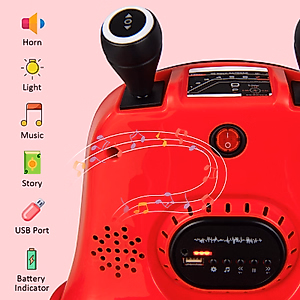 HONEY JOY 12V Bumper Car for Toddlers 1-3, Baby Ride on Bumper Car w/Dual Joysticks, Flashing LED Light & 360 Degree Spin, Electric Vehicle for Kids, Ride on Car w/Remote Control, Gift for Boys Girls