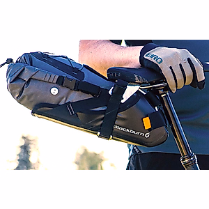 Blackburn Outpost Elite Universal Seat Pack and Dry Bike Bag (Black/Grey, One Size)