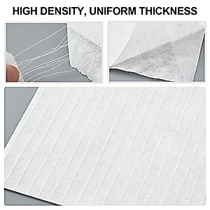 POPETPOP Cat Litter Box Liners 100pcs Disposable Bird Cage Liners Papers Non-Woven Absorbent Parrot Cages Cushion Pad Mat Accessories (White) Bird Paper Pad