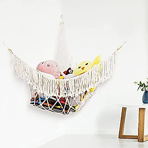 BESPORTBLE Stuffed Animals Toys Toys Toys Stuffed Animal Toy Hammock Toy Organizer Storage Net Plush Toys Holder Hanging Corner Net for Keeping Rooms Clean Toys Toys Toys Exercise Ball