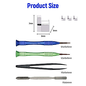 Mcbazel Replacement Metal L/R Lock Buckle Set with Open Tool for N-Switch Joy-Con