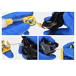 Letgoing Mountain Bike Hydraulic Disc Brake DOT Mineral Oil Bleed Kit for AVID Formula Hanyes Echo Shimano Tekro HS33 Magura Nutt (2022 STD)