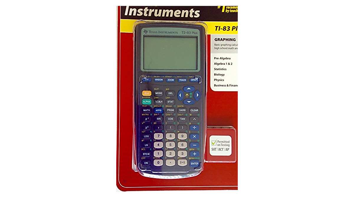 Texas Instruments TI-83 Calculator - Graph and Analyze Math