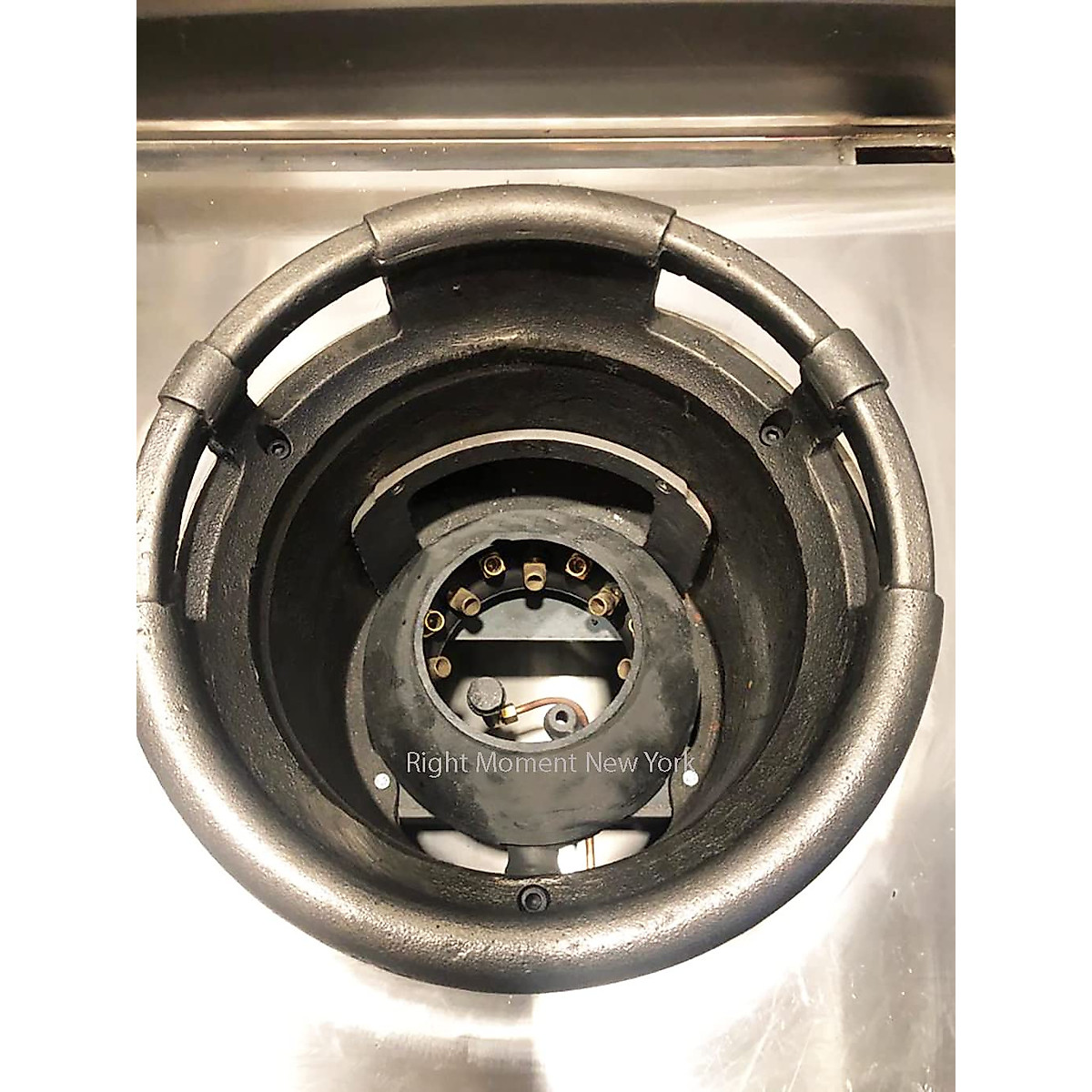 16 Tip Jet Burner with Iron Lid (Natural Gas) for Commercial Wok Range -128,000 BTU