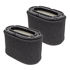 GULUANT 2 Pack Replacement 11793 702814 17211-ZF5-V01 17218-ZF5-V00 Air Filter Set for Honda GXV340 GXV390 HRC7113 HRC7013 H2113 H2013 H1011 GXV340A2 DA2 (4 7/8" x 2 9/16" x 3 7/16")