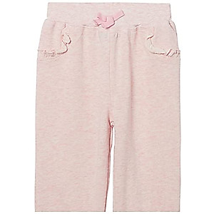 John Deere Baby Girls Infant Hoodie And Pant French Terry Set, Soft Pink Heather, 24M US
