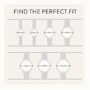 MVMT Coronada Ceramic Women’s Wristwatch - Analog Watch for Women - Water-Resistant 3 ATM/30 Meters Minimalist Women’s Watch - Small, Metal Watch with Interchangeable Bands - 36mm