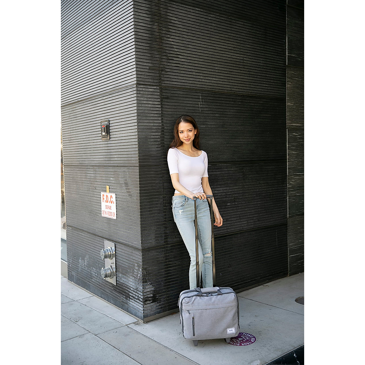 Solo Re:Start Rolling 15.6" Laptop Bag, Grey