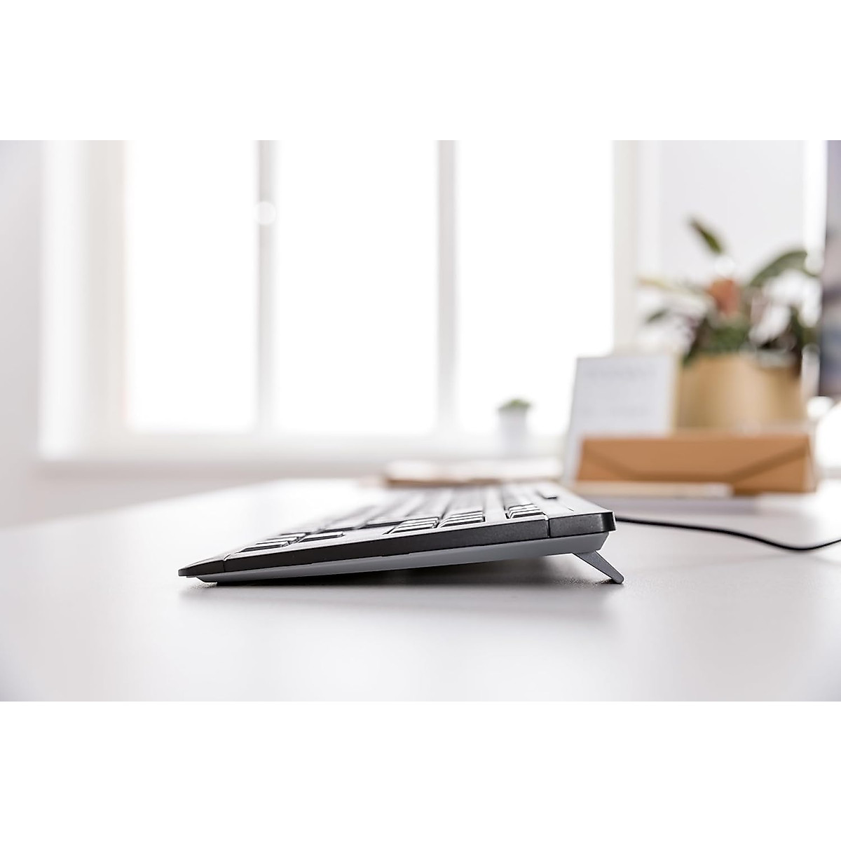 CHERRY Stream Keyboard TKL Wired USB TenKeyLess Compact Version without Number Pad. Silent Keystroke. Ideal for Office and Industrial Use.