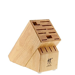 HENCKELS ZWILLING J.A. Henckels Zwilling gourmet 14-pc knife block set, 3.15 Pound, Black/Stainless Steel