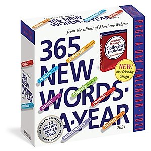 365 New Words-A-Year Page-A-Day Calendar 2021