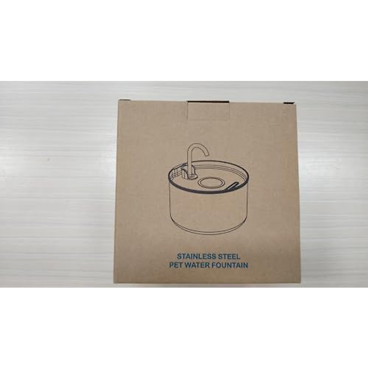 Stainless Steel Cat Water Fountain: Pet Fountains Indoor Metal Automatic Dispenser Cat Waterer Bowls Dog Faucet Bottle Pets 24/7 Running Watering for Drinking Quiet Pump with 1 Filter