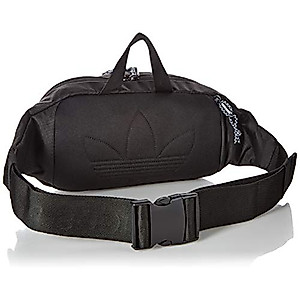adidas Unisex Originals Utility Crossbody, Black/White, One Size