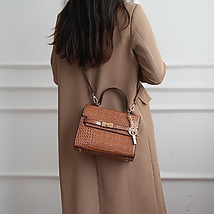 MKF Collection Satchel Bag for Women, Vegan leather Crossbody Bag Handbag Top-Handle Purse By Mia K