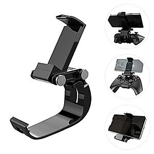 SOLUSTRE Controller Holder Controller Grips Controller Phone Stand with Holder Gamepad Mounted Conter Mount Cell Game Compatible Adjustable Bracket for Plastic Controller Holder Controller Grips