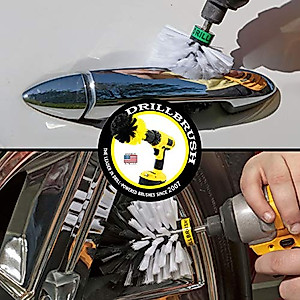 Drill Brush - Truck - Car - Motorcycles - Cleaning Supplies - Truck Accessories - Detail Brush - Wheels - Tires - Bed Liner - Truck Tool Box - Tonneau Cover - Windshield - Glass Cleaner - Leather