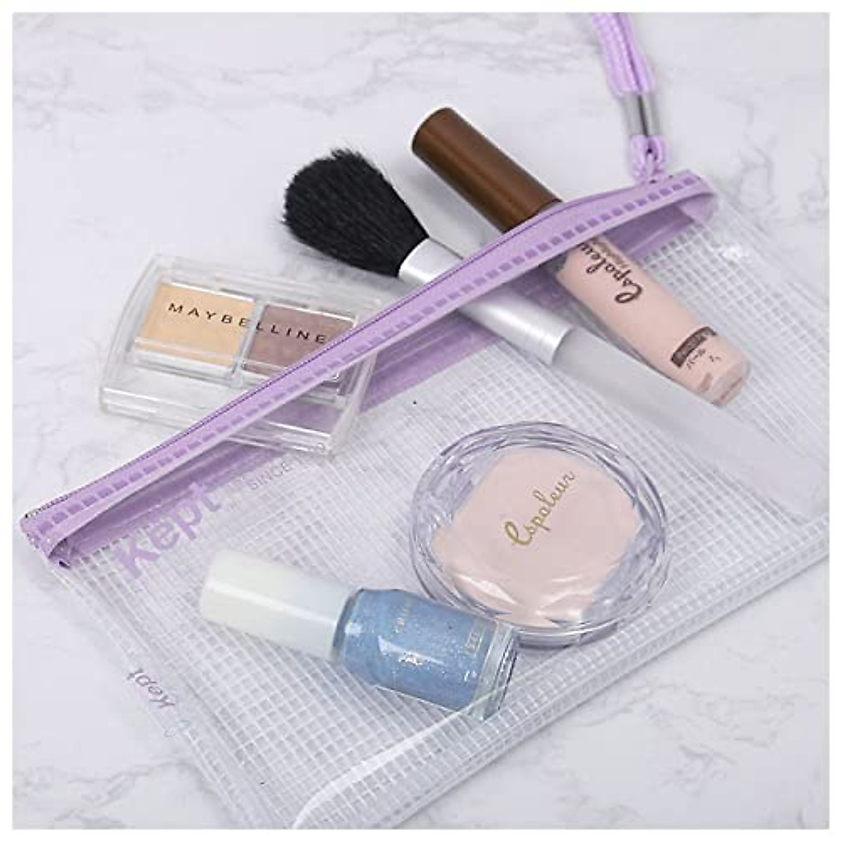 レイメイ藤井 Kept Raymay Fujii KPF603R Pencil Case, Clear Pen Case, Red