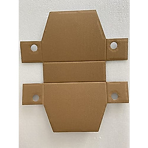 Live Bird Shipping Box with Divider Economy Size 12" x 12" x 10" Tall - for Poultry, Quails, Pigeons & Canaries 1 Box (1 ct)