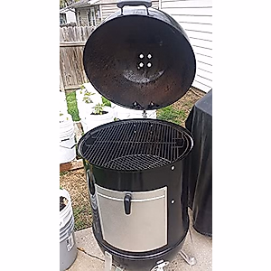 Stainless Lid Hinge Kit compatible with Weber Smokey Mountain Grill 18.5 22.5 quick release