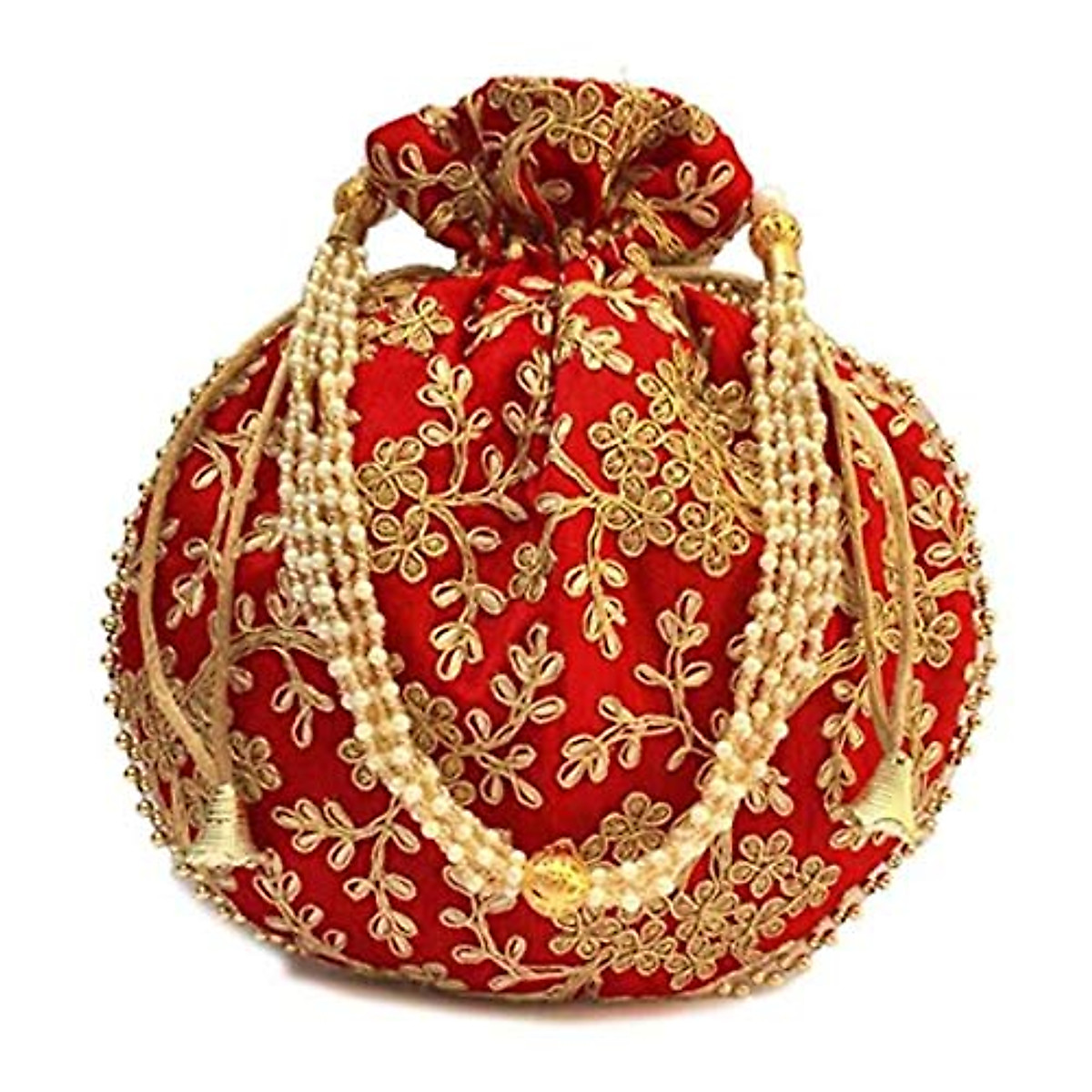 Pack of 20 India Gift Hub Traditional Indian Potli, Women Handbag, Handmade Bag,Gift, Clutch Purse, Wedding