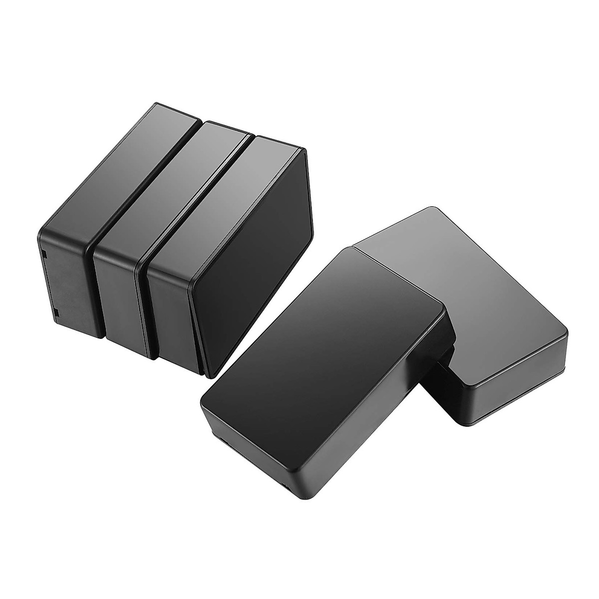 ABS Plastic Project Boxes for Electronics, Waterproof Junction Box, Electrical Project Enclosure, Black Dustproof Project Case - 3.93 x 2.36 x 0.98 inch