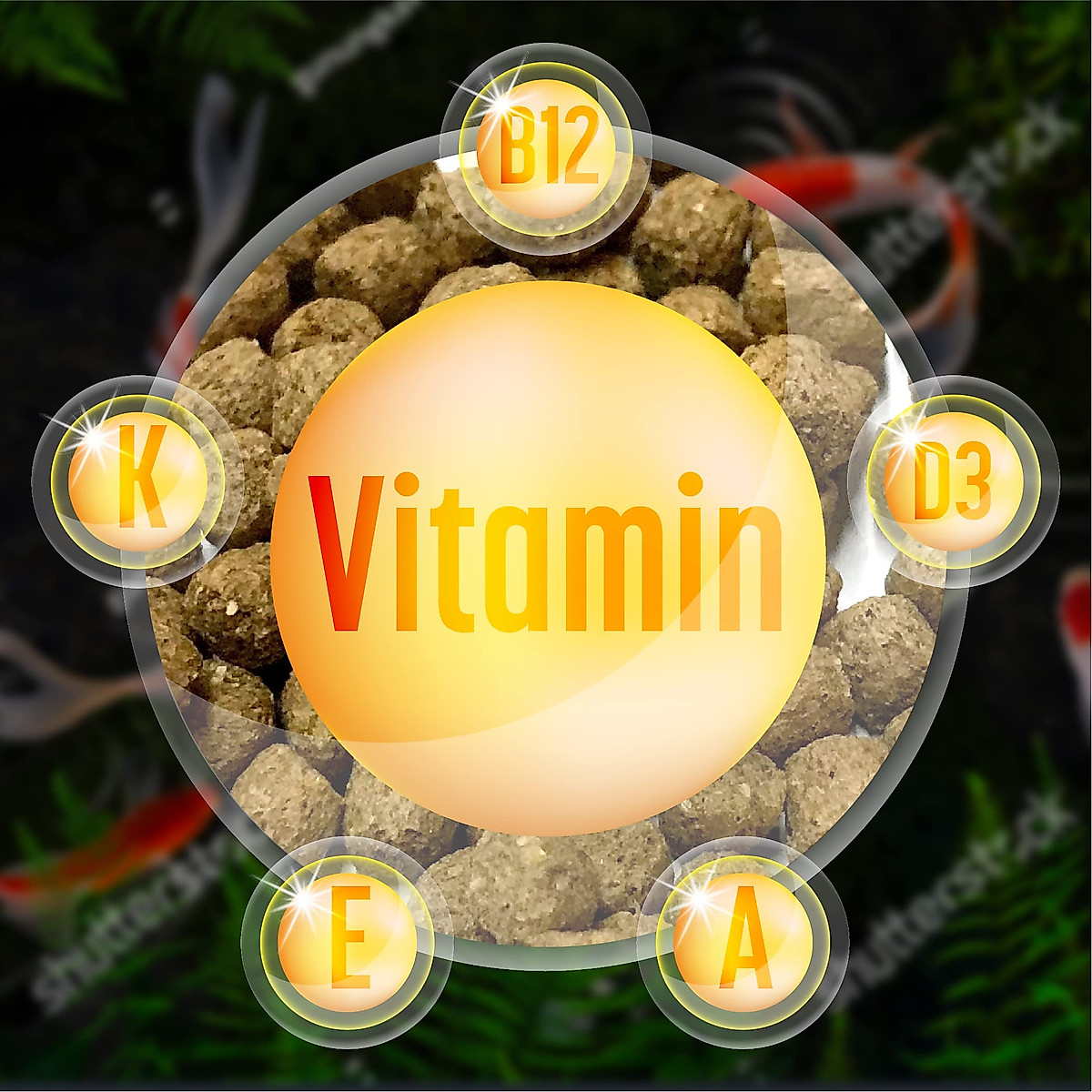 BIG Kahuna Koi Fish Food- 45lbs Koi Food – Made in The USA - Koi Food Floating Pellets – 3/16" - 1/4" Pellet Size – 32% Protein Koi Fish Food – Rich in Nutrients