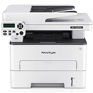 Pantum M7102DW Monochrome Wireless All-in-one ADF Multifunction Laser Printer, Auto Duplex, Copy＆Scan(W5G63B)
