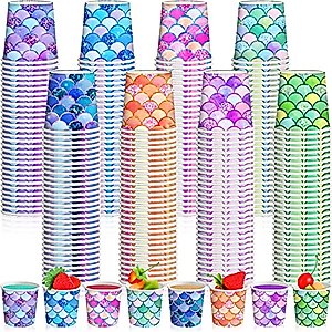 1000 Pcs Bathroom Cups 3 oz Paper Cups Disposable Bathroom Mouthwash Cups Small Cute Paper Cups Disposable Cups for Office, Party, Coffee, Water, Juice, Scale Style (Scale Style)