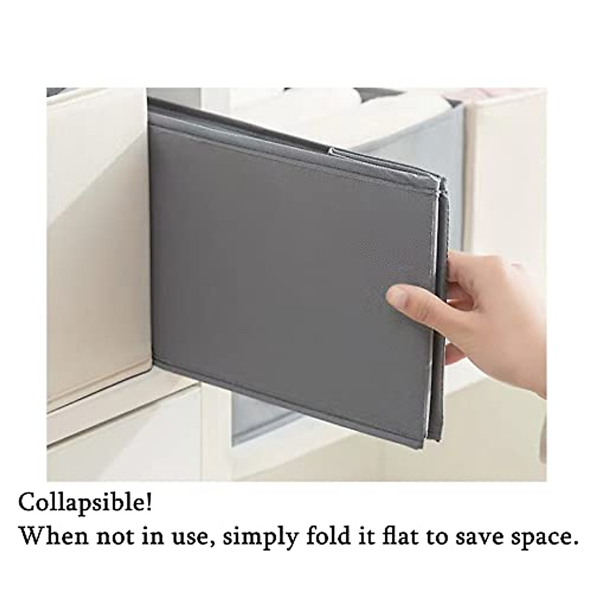 Clothes Drawer Organizer, 7 Grids Wardrobe Clothes Organizer for Weekly Clothes Organizer for Kids Stackable Jean Sweater Pants Organizer for Closet Sturdy Not Easy To Deform